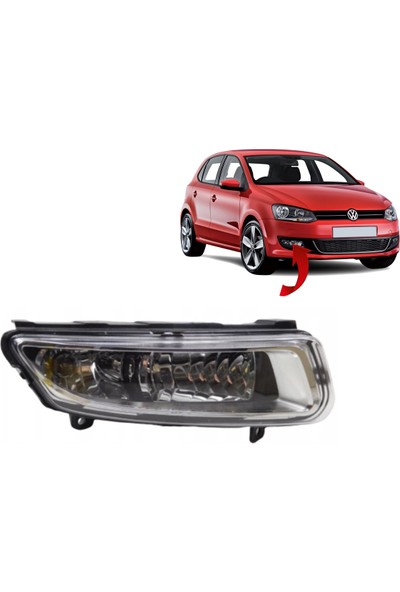 Gkl Vw Polo Sağ Sis Fari Cift Duylu 2010-2014 6R0941062E Gkl Vw Polo Sağ Sis Fari Cift Duylu 2010-2014 6R0941062E