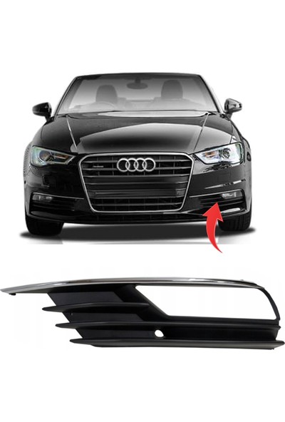 Gkl Audi A3 Sedan Sol Sis Kapagı Sisli L Kromlu 8V5807681A