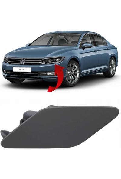 Gkl Vw Passat B8 Sol Far Yıkama Kapağı 2015 Sonrası 3G0807937
