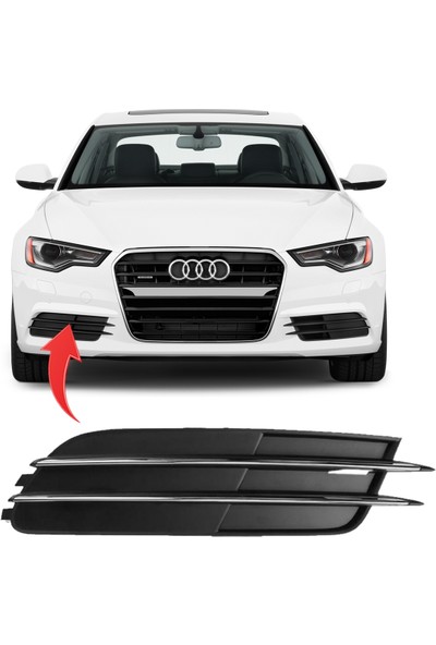 Gkl Audi A6 Sağ Sis Kapağı Sissiz Kromlu Kuşak 2012-2015 4G0807682Z Gkl Audi A6 Sağ Sis Kapağı Sissiz Kromlu Kuşak 2012-2015 4G0807682Z