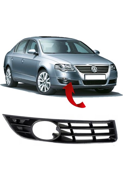 Gkl Vw Passat B6 Sağ Sis Kapağı Sisli 2006-2011 3C0853666A Gkl Vw Passat B6 Sağ Sis Kapağı Sisli 2006-2011 3C0853666A
