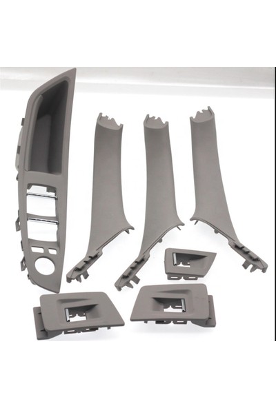 Gkl Bmw 5 Serisi F10-F18 Kapı Tutamak Seti 7 Parça Gri 51417225877