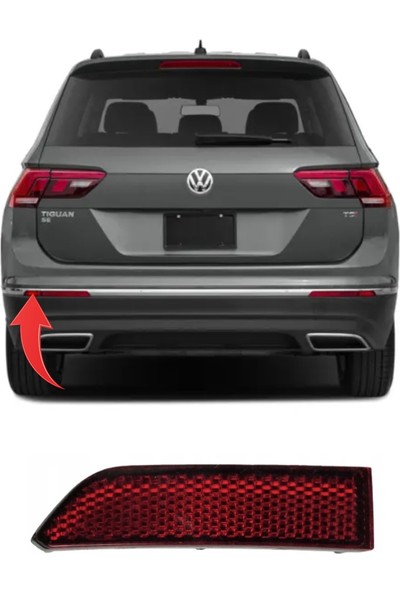 Gkl Vw Tiguan Sol Reflektör Dış 2017 Sonrası 5NA945103A
