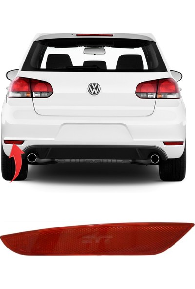 Gkl Vw Golf 6 Arka Reflektör 5K0945105 Gkl Vw Golf 6 Arka Reflektör 5K0945105