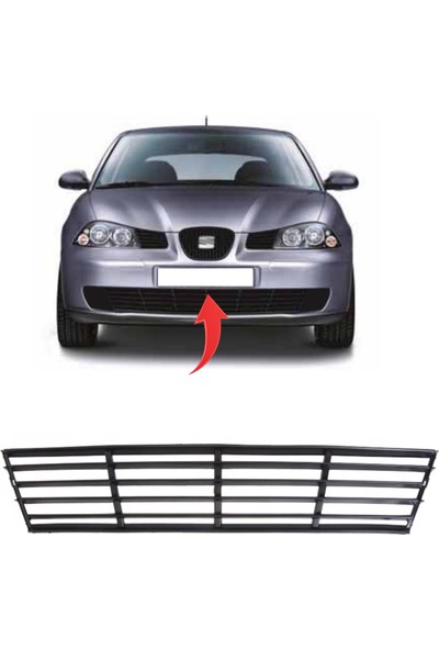 Gkl Seat Ibiza Cordoba Ön Tampon Orta Izgara 2002-2010 6L0853667A Gkl Seat Ibiza Cordoba Ön Tampon Orta Izgara 2002-2010 6L0853667A