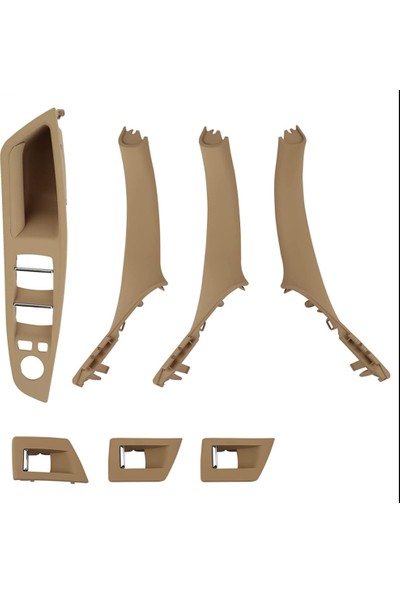 Gkl Bmw F10-F18 Kapı Tutamak Seti 7 Parça Bej 51417225875