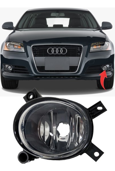 Gkl Audi A3 Sol Sis Farı 2005-2011 8E0941699C Gkl Audi A3 Sol Sis Farı 2005-2011 8E0941699C