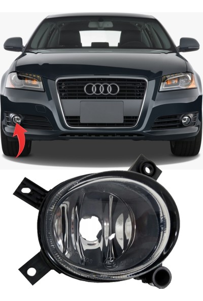 Gkl Audi A3 Sağ Sis Farı 2006-2011 8E0941700C Gkl Audi A3 Sağ Sis Farı 2006-2011 8E0941700C