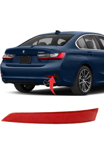 Gkl Bmw 3 Serisi G20 Arka Tampon Reflektörü Sağ 2019- 63147420448 Gkl Bmw 3 Serisi G20 Arka Tampon Reflektörü Sağ 2019- 63147420448