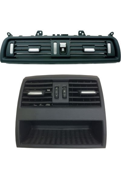 Gkl Bmw F10-F11-F18 Kalorifer Havalandırma Izgarası Arka-Orta Set Siyah 64229172167 Gkl Bmw F10-F11-F18 Kalorifer Havalandırma Izgarası Arka-Orta Set Siyah 64229172167