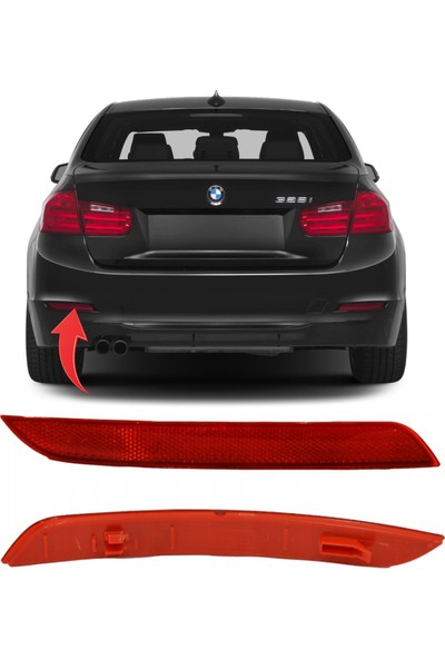 Gkl Bmw 3 Serisi F30 Arka Tampon Reflektörü Sol 2012-2015 63147382233 Gkl Bmw 3 Serisi F30 Arka Tampon Reflektörü Sol 2012-2015 63147382233