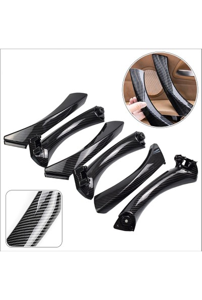 Gkl Bmw 3 Serisi E90 2005-2012 Kapı Tutamak Seti 6 Parça Karbon Fiber 51417230851 Gkl Bmw 3 Serisi E90 2005-2012 Kapı Tutamak Seti 6 Parça Karbon Fiber 51417230851
