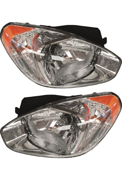 Itaqi Hyundai Accent Era Sağ-Sol Takım Far (Sarı Elektrikli) 2007-2009 Itaqi Hyundai Accent Era Sağ-Sol Takım Far (Sarı Elektrikli) 2007-2009