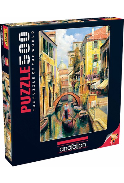 Anatolian 500 Parçalık Puzzle / Venedik'te Pazar - Kod 3543 Anatolian 500 Parçalık Puzzle / Venedik'te Pazar - Kod 3543