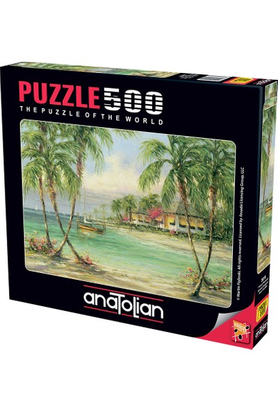 Anatolian 500 Parçalık Puzzle / Palmiye Manzarası - Kod 3616 Anatolian 500 Parçalık Puzzle / Palmiye Manzarası - Kod 3616