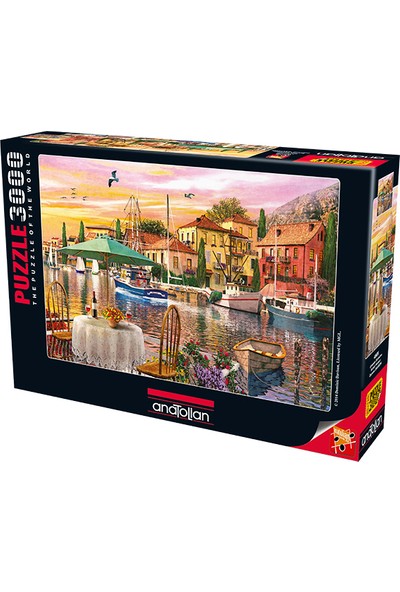 Anatolian 3000 Parçalık Puzzle / Limanda Günbatımı - Kod 4905 Anatolian 3000 Parçalık Puzzle / Limanda Günbatımı - Kod 4905