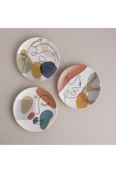 Story Stoneware Pasta Tabağı 6'lı Beyaz (21 Cm) Story Stoneware Pasta Tabağı 6'lı Beyaz (21 Cm)