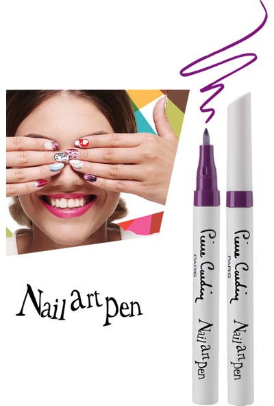 Pierre Cardin Nail Art Pen Tırnak Kalemi - Lilac Pierre Cardin Nail Art Pen Tırnak Kalemi - Lilac
