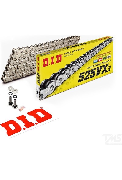 DID Yamaha mt 09 Sp Did Zincir Gümüş 525-110L 2014-2020 DID Yamaha mt 09 Sp Did Zincir Gümüş 525-110L 2014-2020