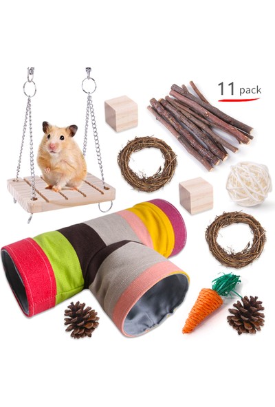Top Pet 11 Adet Hamster Çiğneme Oyuncak Seti (Yurt Dışından) Top Pet 11 Adet Hamster Çiğneme Oyuncak Seti (Yurt Dışından)
