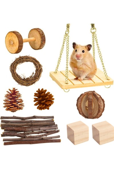 Top Pet 9 Adet Hamster Çiğneme Oyuncak Seti (Yurt Dışından) Top Pet 9 Adet Hamster Çiğneme Oyuncak Seti (Yurt Dışından)