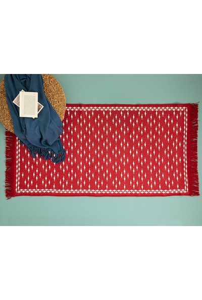 English Home Luke Dokuma Kilim 120X180 cm Kırmızı English Home Luke Dokuma Kilim 120X180 cm Kırmızı