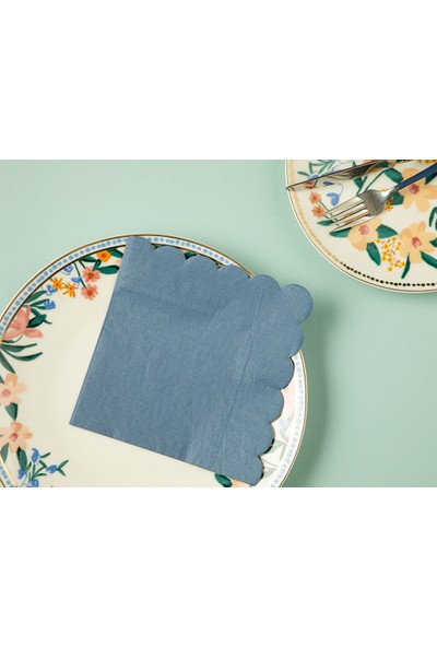 English Home Festival Kağıt 20'li Kağıt Peçete 33X33 cm Indigo