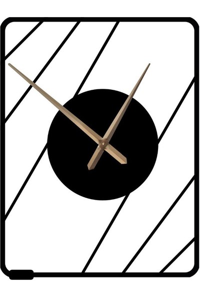 Krasiva Helias Siyah Duvar Saati (Özel Tasarım)