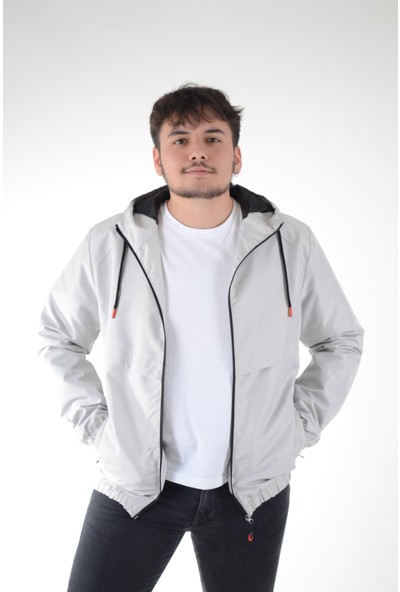 Wearz Çapraz Model Lastikli Uzay Kapüşonlu Mevsimlik Mont & Yağmurluk 2930