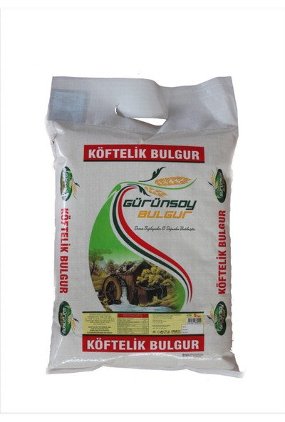 Gürünsoy Bulgur Köftelik Bulgur 5 kg Gürünsoy Bulgur Köftelik Bulgur 5 kg