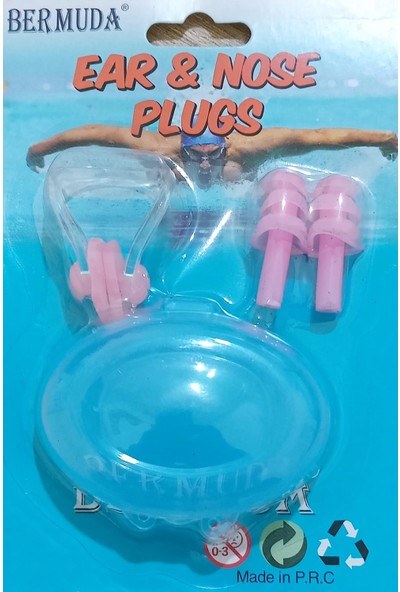 Bermuda Silikon Kulak Tıkacı ve Burunluk Set Bermuda Silikon Kulak Tıkacı ve Burunluk Set
