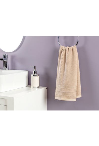 Madame Coco Antonin Lurexli Yüz Havlusu - Bej Madame Coco Antonin Lurexli Yüz Havlusu - Bej