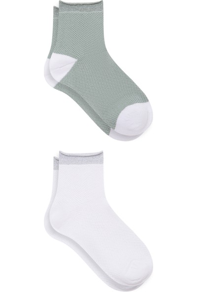 Mavi Ikili Soket Çorap Seti