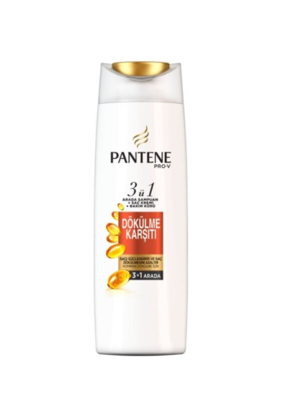 Pantene 3'ü 1 Arada Dökülme Karşıtı Şampuan 400ML 2'li Pantene 3'ü 1 Arada Dökülme Karşıtı Şampuan 400ML 2'li