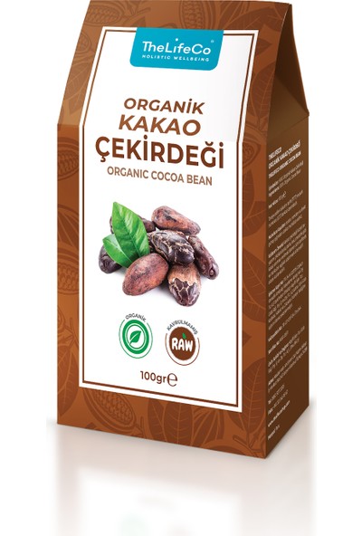 TheLifeCo Organik Kakao Çekirdeği 100 gr (Glutensiz, Vegan) TheLifeCo Organik Kakao Çekirdeği 100 gr (Glutensiz, Vegan)