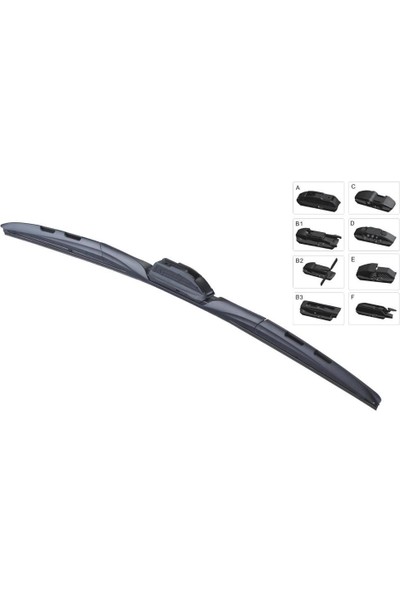 Tvet Hybrid Silecek 450MM 18 Inch 8 Aparatlı Kutu T38027 Tvet Hybrid Silecek 450MM 18 Inch 8 Aparatlı Kutu T38027