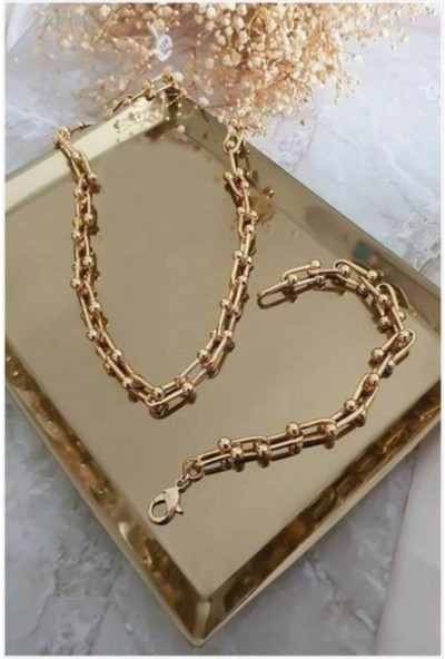 Glcn Takı Blanka Kolye Bileklik Seti