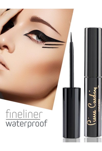 Pierre Cardin Fineliner Waterproof - Suya Dayanıklı Siyah Likit Eyeliner Pierre Cardin Fineliner Waterproof - Suya Dayanıklı Siyah Likit Eyeliner
