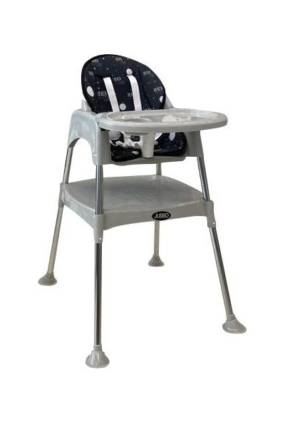 Jusso Boom Çalışma Masalı Mama Sandalyesi-Greyblack Jusso Boom Çalışma Masalı Mama Sandalyesi-Greyblack