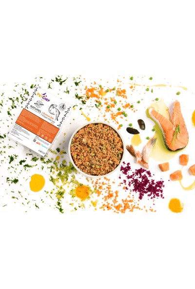 Pet Chef Naturel (Pişmiş) Somon Etli Köpek Maması 12X1.500 gr Paket Pet Chef Naturel (Pişmiş) Somon Etli Köpek Maması 12X1.500 gr Paket