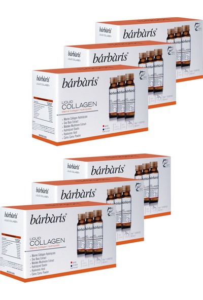 Barbaris Liquid Collagen 50ML 10 Şişe - 6 Paket Barbaris Liquid Collagen 50ML 10 Şişe - 6 Paket