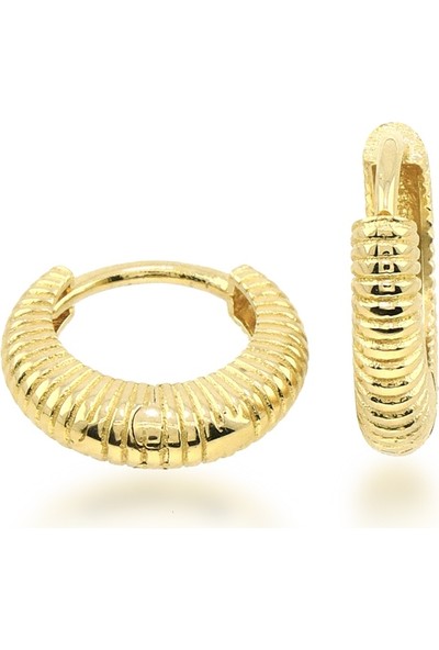 Altınkaynak 14 Ayar Halka Altın Küpe