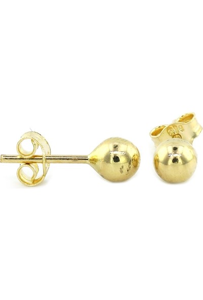 Altınkaynak 14 Ayar Top Altın Küpe