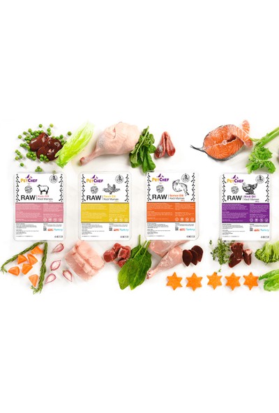 Petchef Şefin Tadım Menüsü Raw Kedi