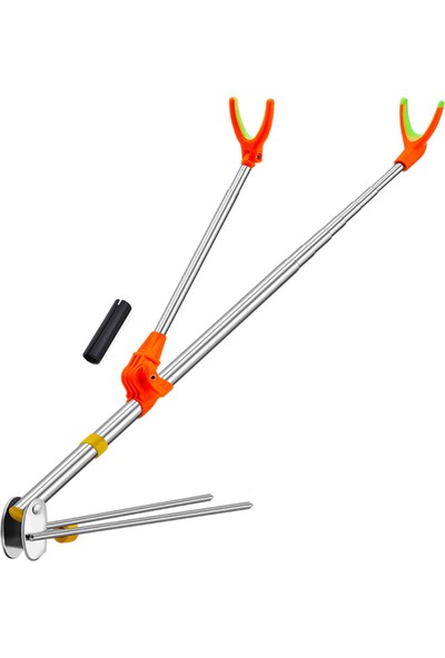 170CM/210CM Teleskopik Olta Braketi, Zemin Kazıklı 170CM/210CM Teleskopik Olta Braketi, Zemin Kazıklı