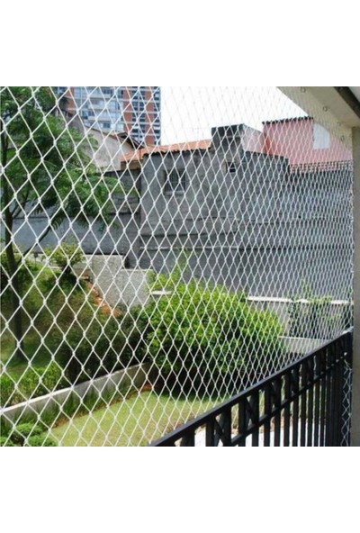 Balkon Filesi 2.5x4 Metre Bahçe Balkon Filesi Kedi Kuş Önleme Güvenlik Filesi