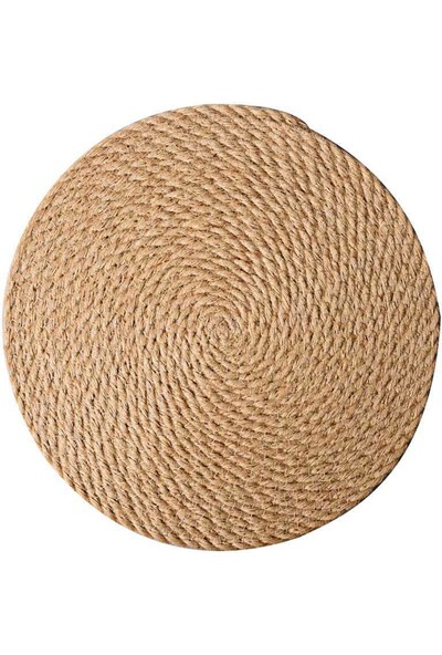 Dokuma Servis Altlıkları 7 Inç Yuvarlak Örgülü Yemek