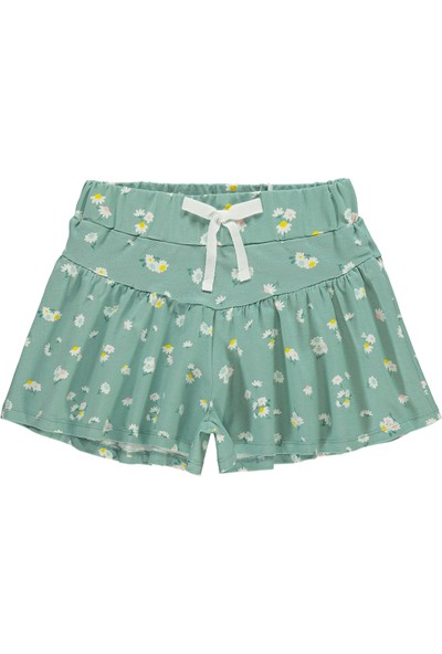 Civil Girls Kız Çocuk Etek 6-9 Yaş Yeşil