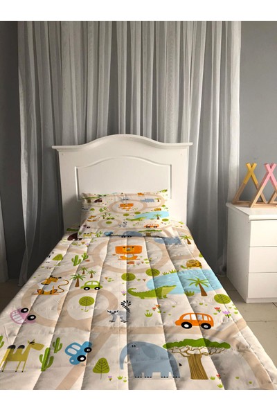 Consept Home Safari Tek Kişilik Dört Mevsim Nevresim Takımı