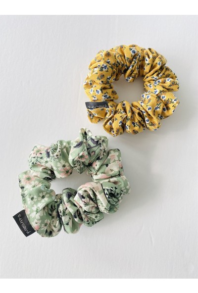 Retrobird Scrunchie Simit Toka 2 Li Set Kadın Çok Renkli Retrobird Scrunchie Simit Toka 2 Li Set Kadın Çok Renkli
